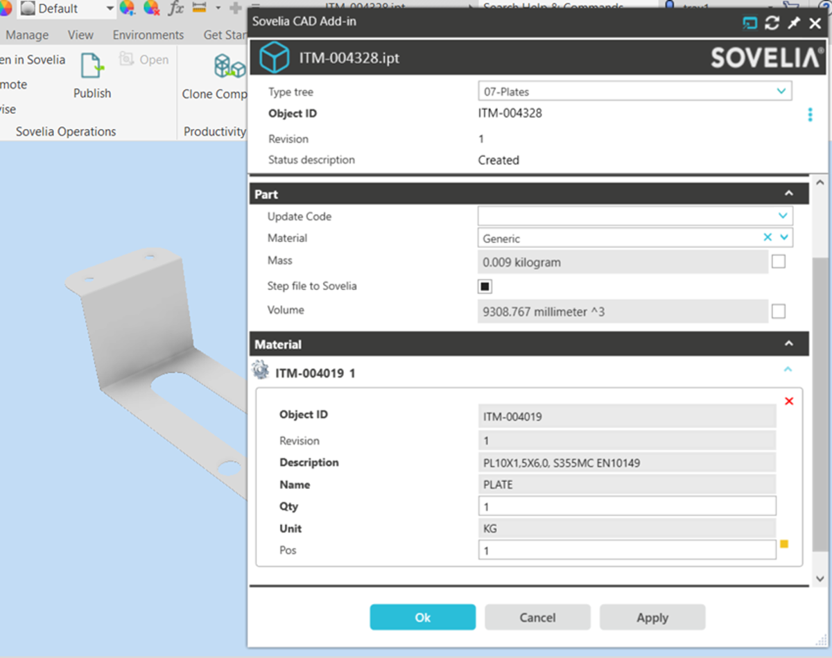 Sovelia CAD Add-in 21.4 What's New | Sovelia