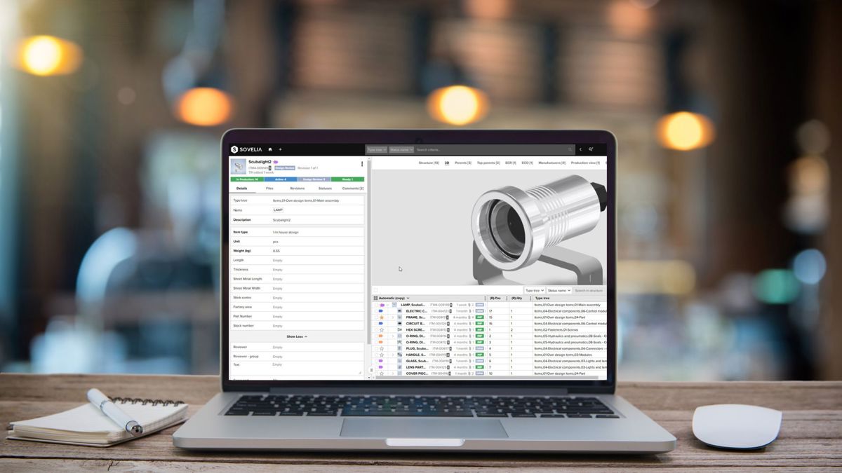 Get Started with Sovelia Core PLM Solution | sovelia.com